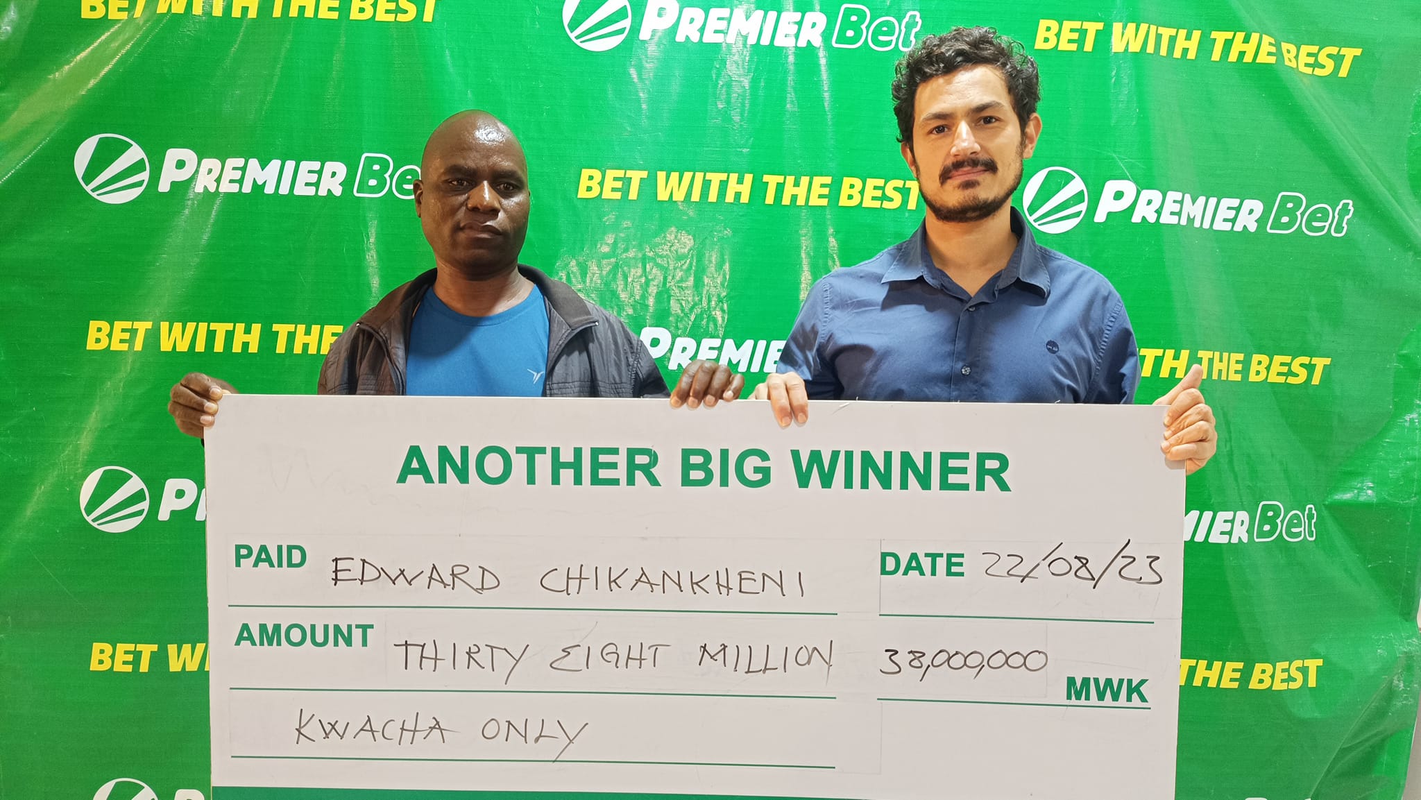 Man wins MK38 million in Premier Bet – Face of Malawi