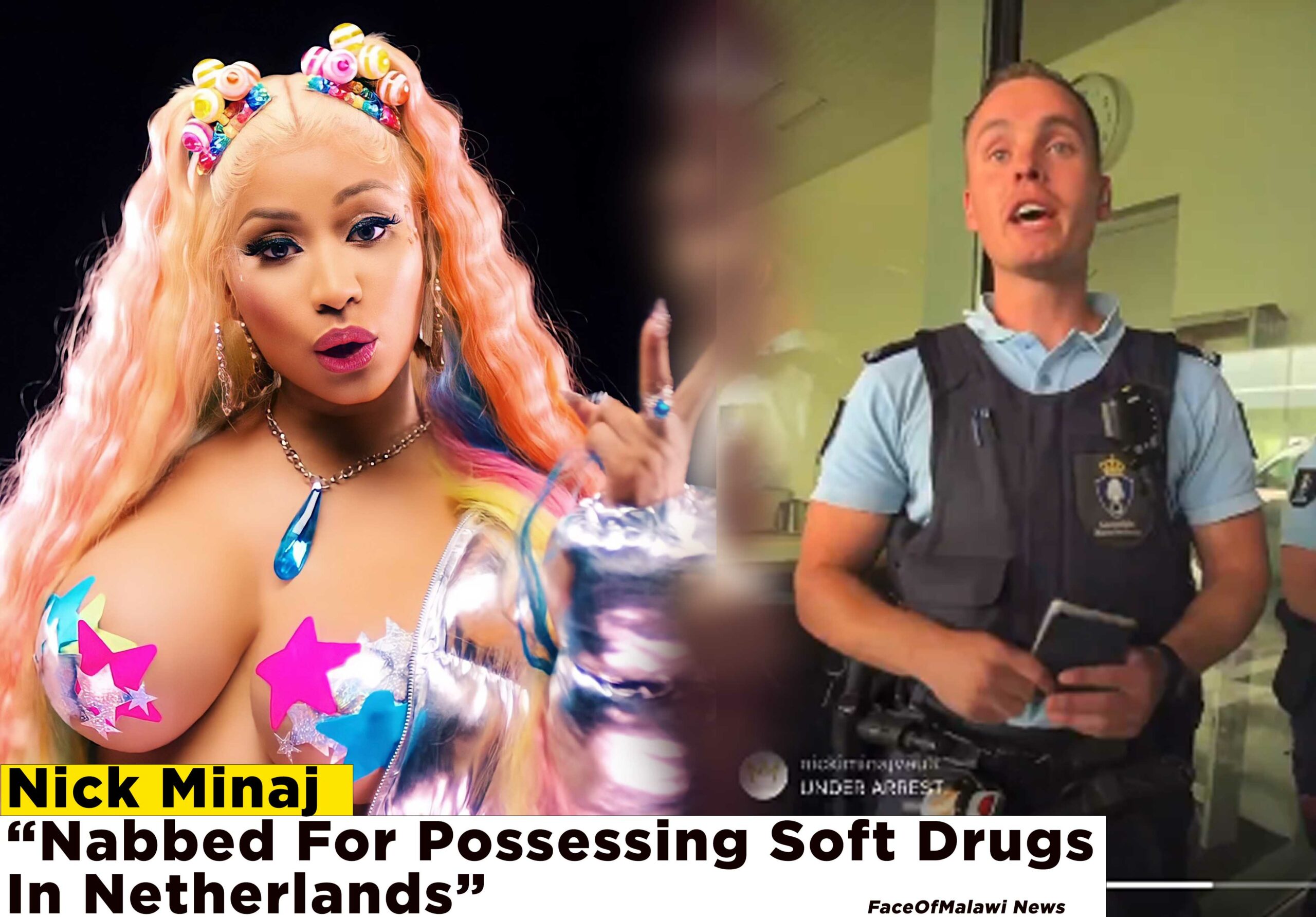 Nick Minaj Nabbed For Possessing Soft Drugs In Netherlands – Rapper Apologizes To Fans (Watch ...