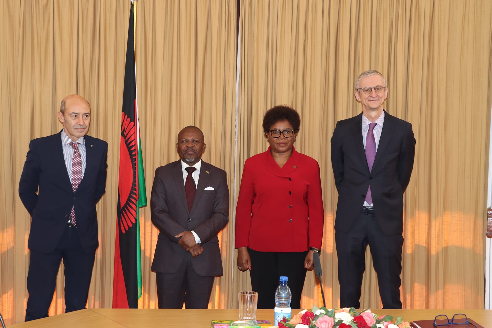 Italy govt delegation meets Vice President Michael Usi in Lilongwe ...