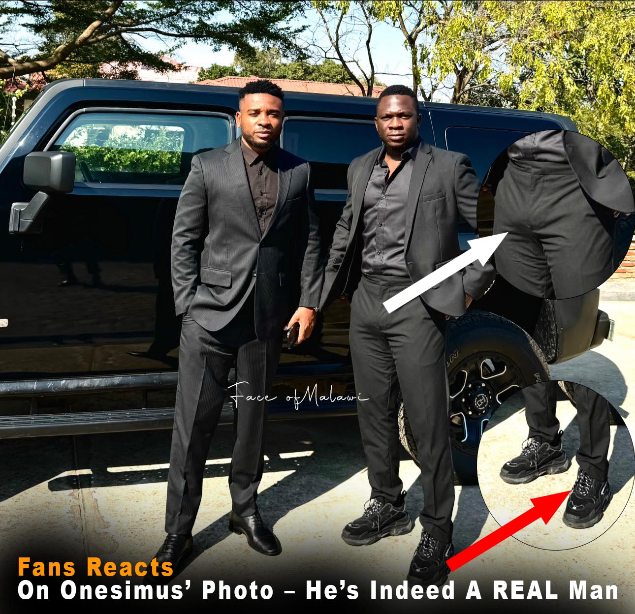 Malawian Netizens Reacts On Onesimus’ Photo – He Is Indeed A REAL Man ...