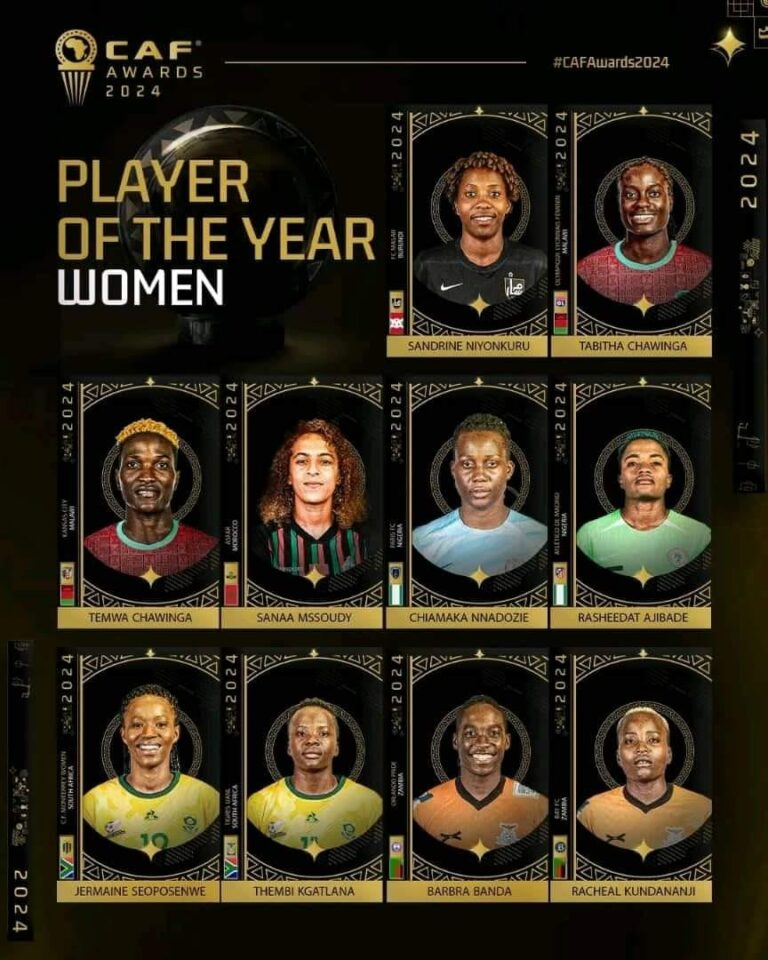 The Chawinga Sisters Nominated for 2024 CAF Women’s Player of the Year Award – Face of Malawi