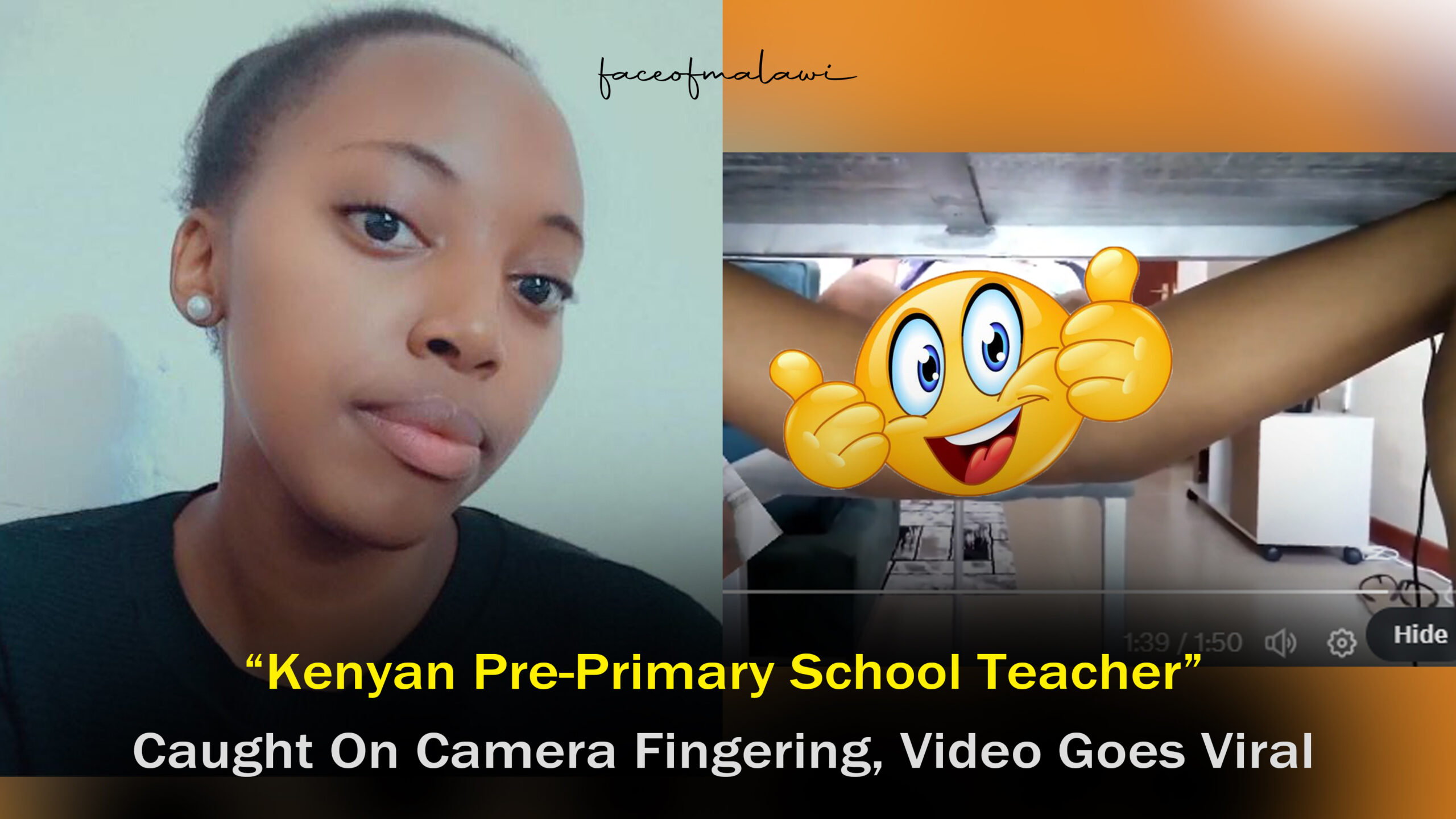 Kenyan Primary School Teacher Caught On Camera Fingering, Video Goes Viral – Face of Malawi
