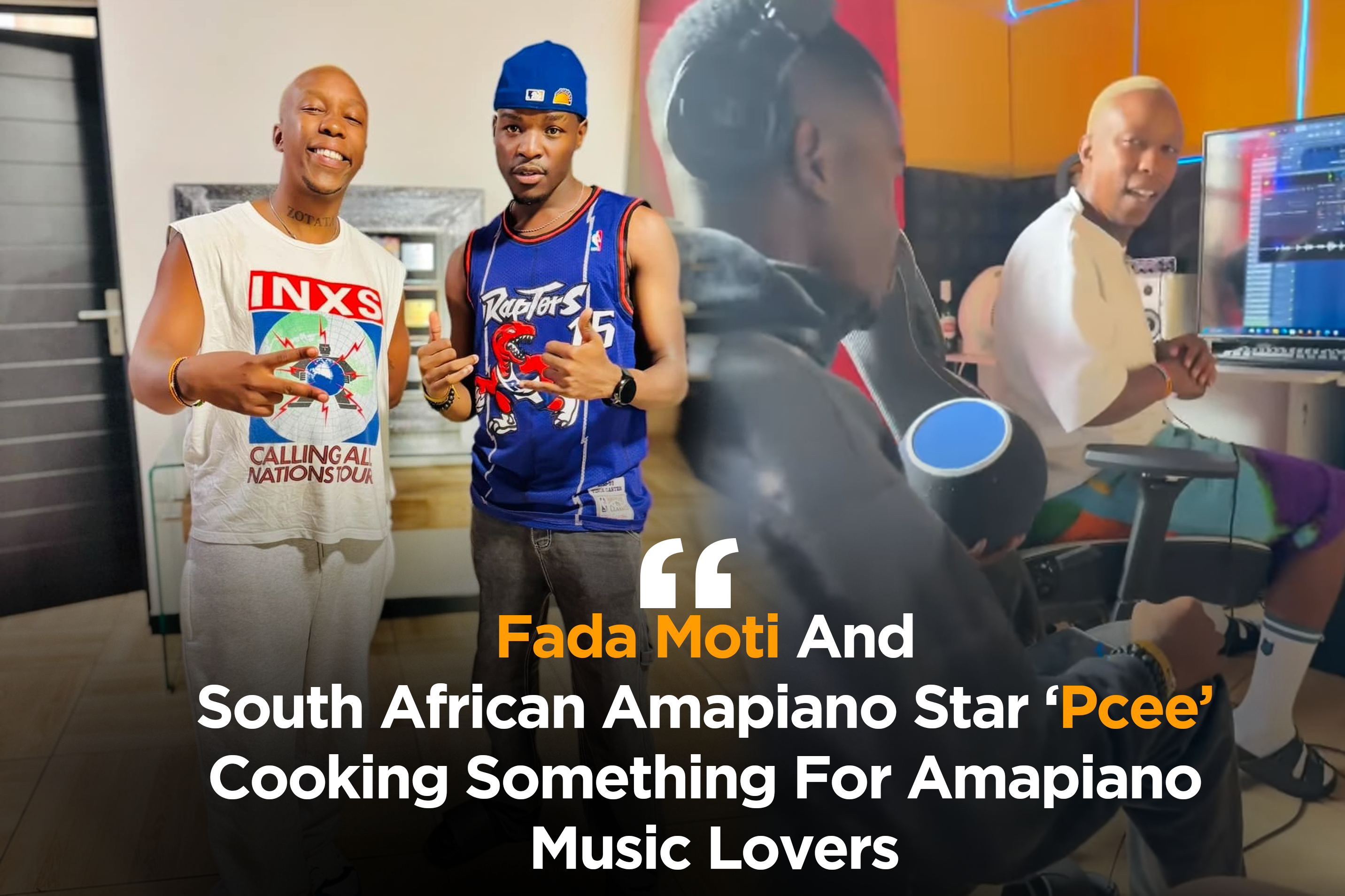 Malawian Amapiano Star Fada Moti in Studio with South Africa’s Pcee ...