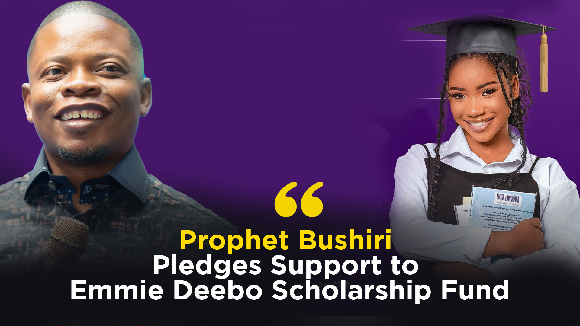 Bushiri Pledges Support to Emmie Deebo Scholarship Fund – Face of Malawi